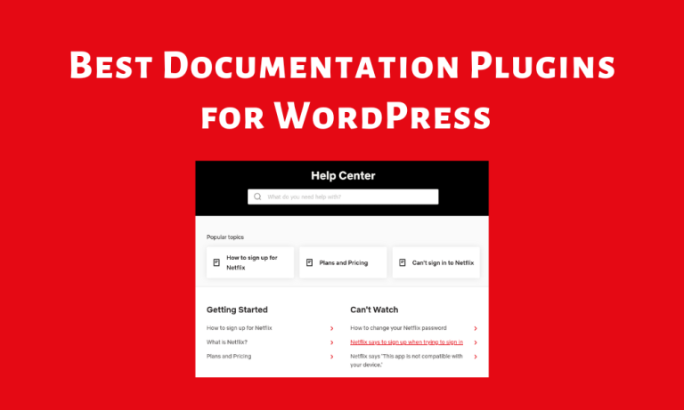 Best Documentation Plugins For WordPress