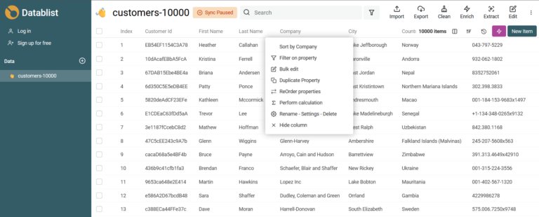 7+ Best Free Online CSV Viewers and Editors